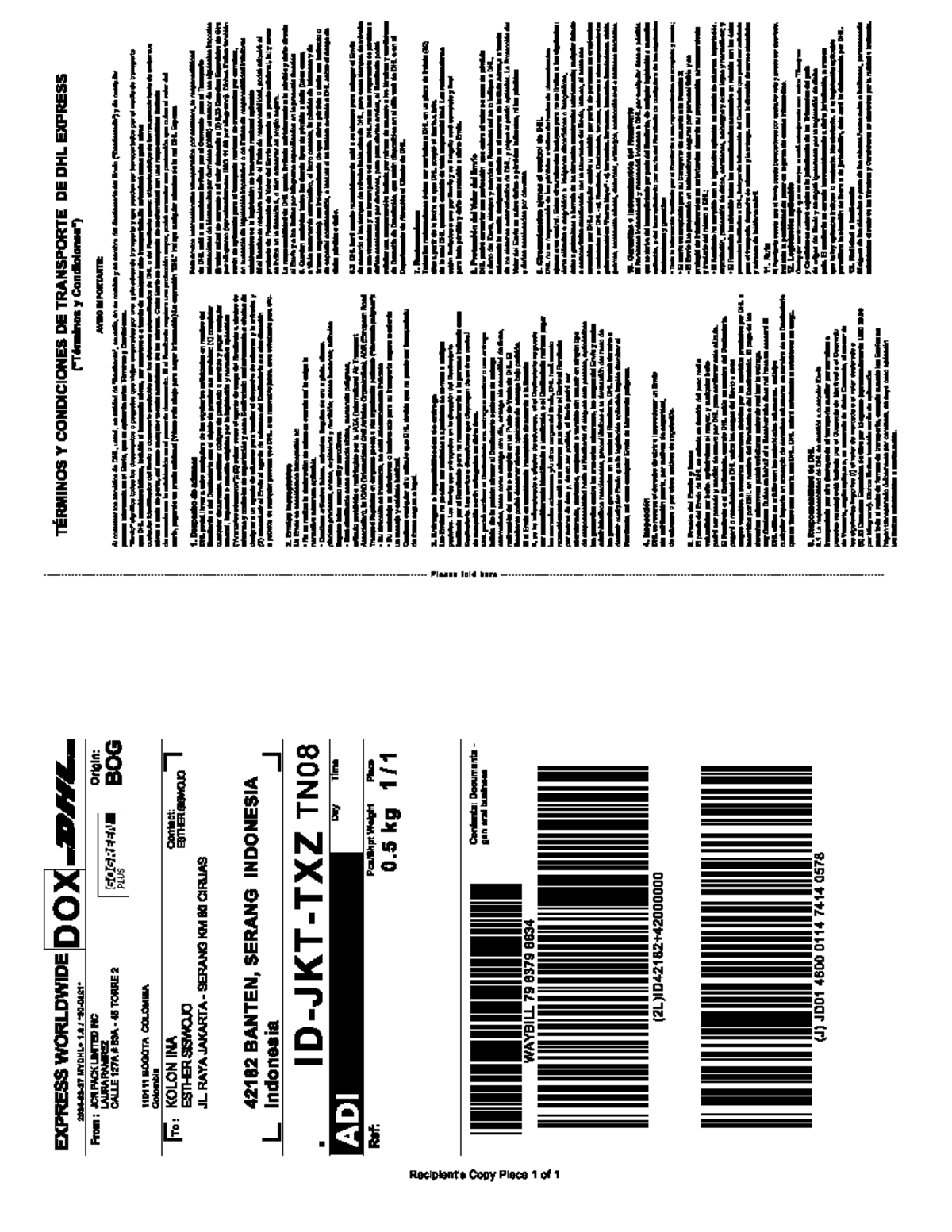 GUIA DHL Kolon INA - Historia económica general - Studocu