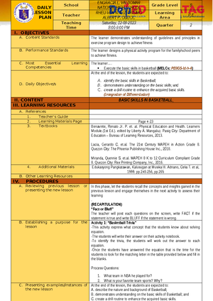 Letter-spta - PHYSICAL EDUCATION AND HEALTH - School: Engracia L ...