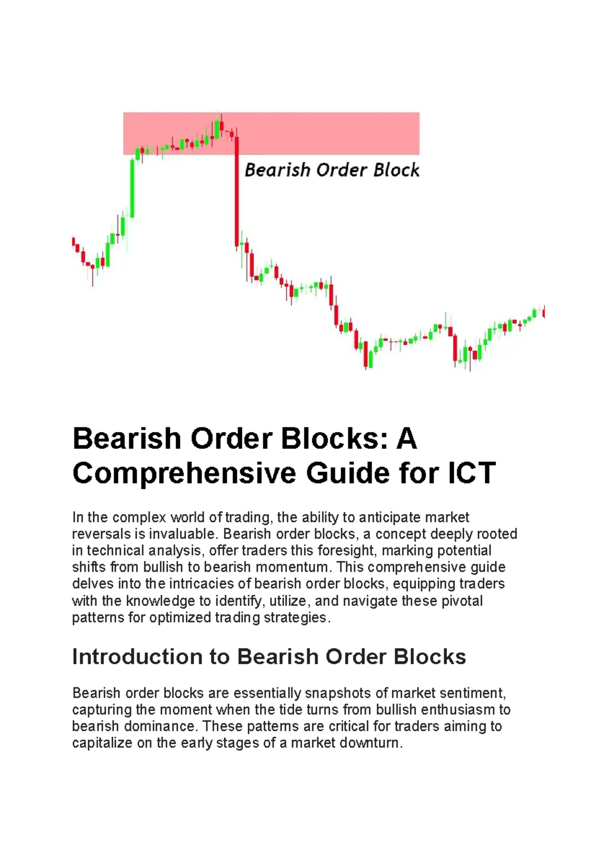 Bearish Order Blocks - Bearish order blocks, a concept deeply rooted in ...
