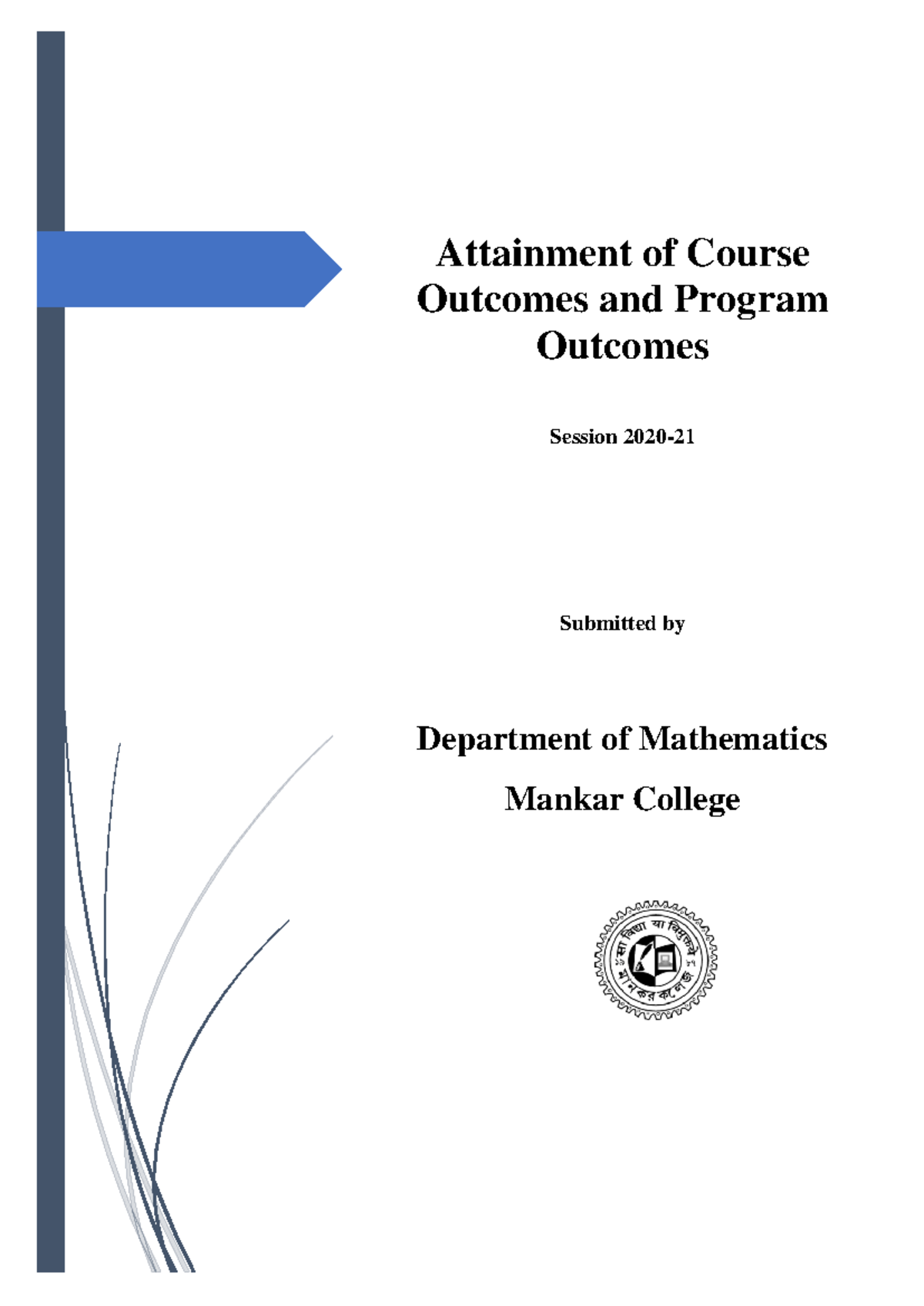 MATH COPO 20-21 - DFHYUKUY - Attainment of Course Outcomes and Program Outcomes Session 2020- 21 ...