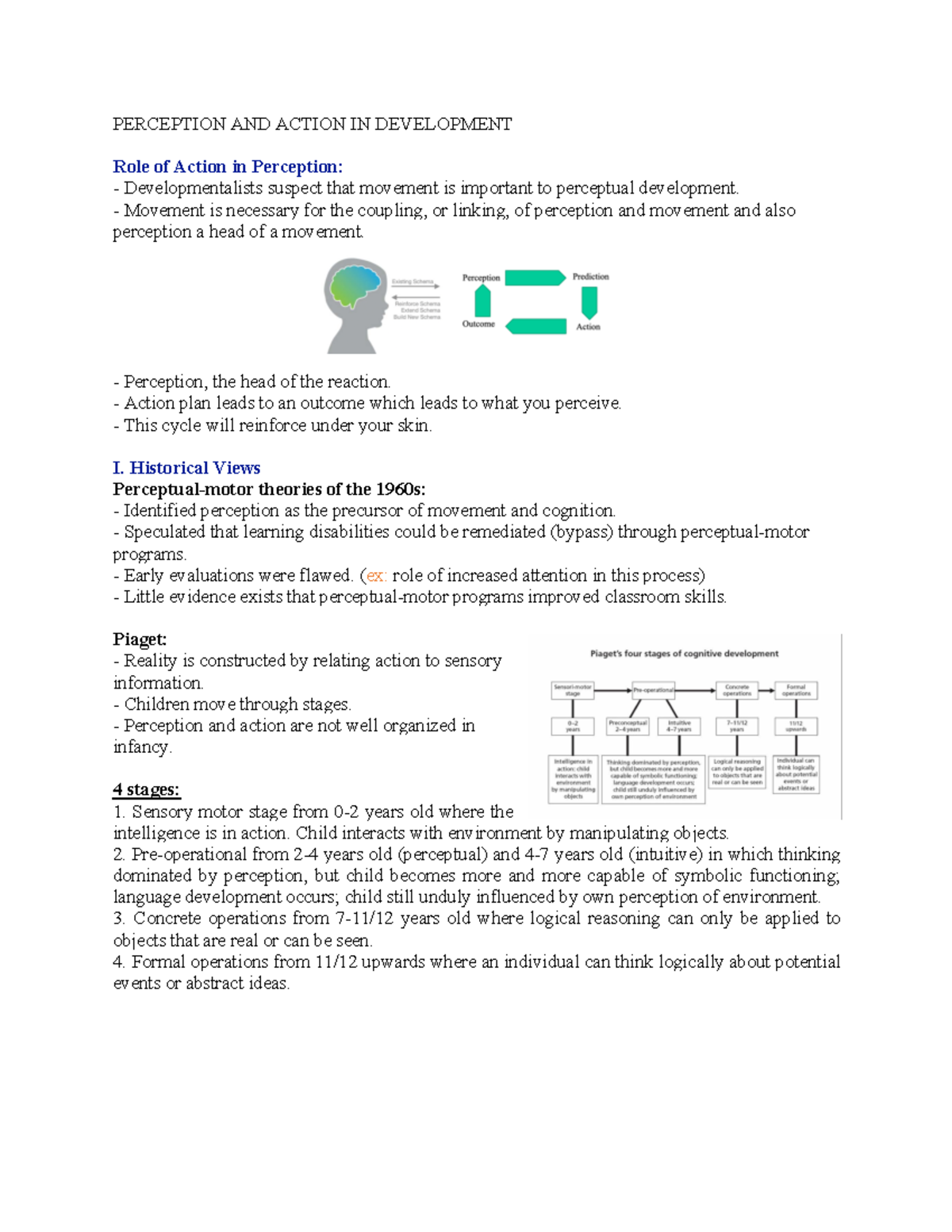L9 - Professor Gentil - PERCEPTION AND ACTION IN DEVELOPMENT Role of ...