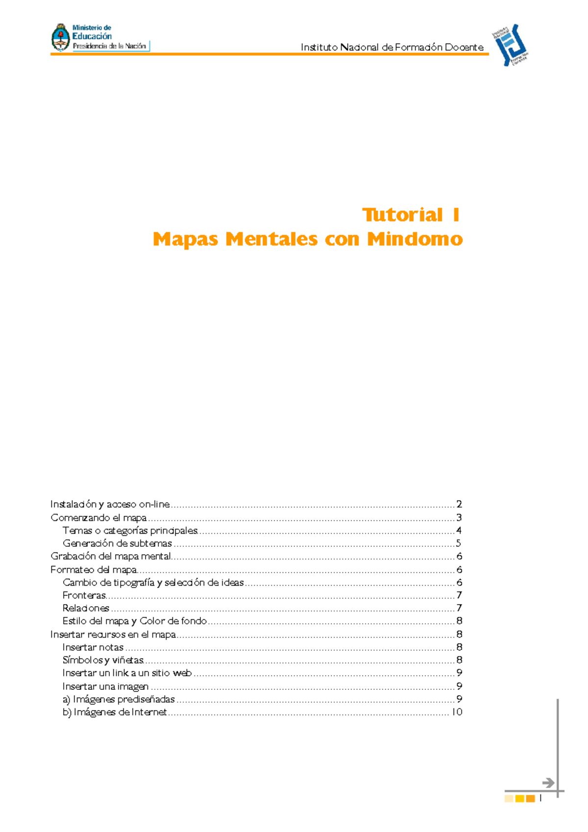 Tut.01 - tutorial de mindomo - - Tutorial Instalación y acceso on line - Studocu