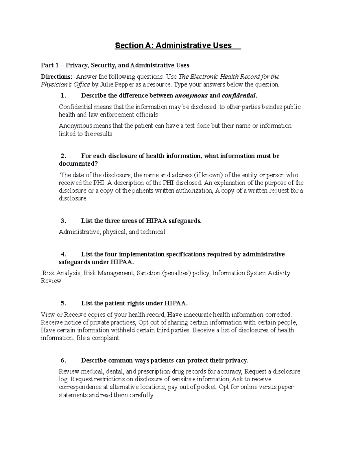 O MOA120 wk2 assn bbrown 04:10:2024 - Section A: Administrative Uses ...