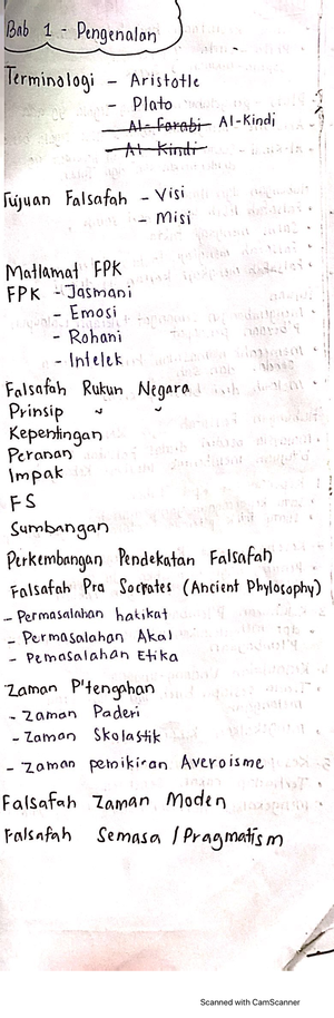 FIS Chapter 2 (Nota) - Falsafah Isu Semasa - Studocu