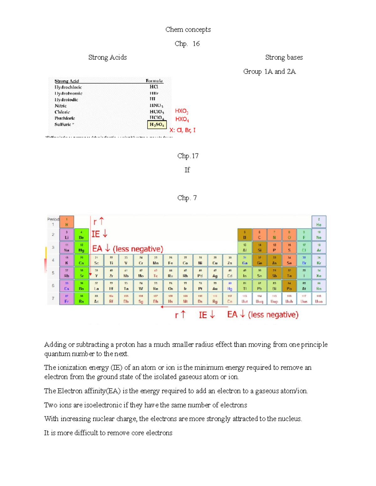Chem concepts - Course Notes - Chem concepts Chp. 16 Strong Acids ...