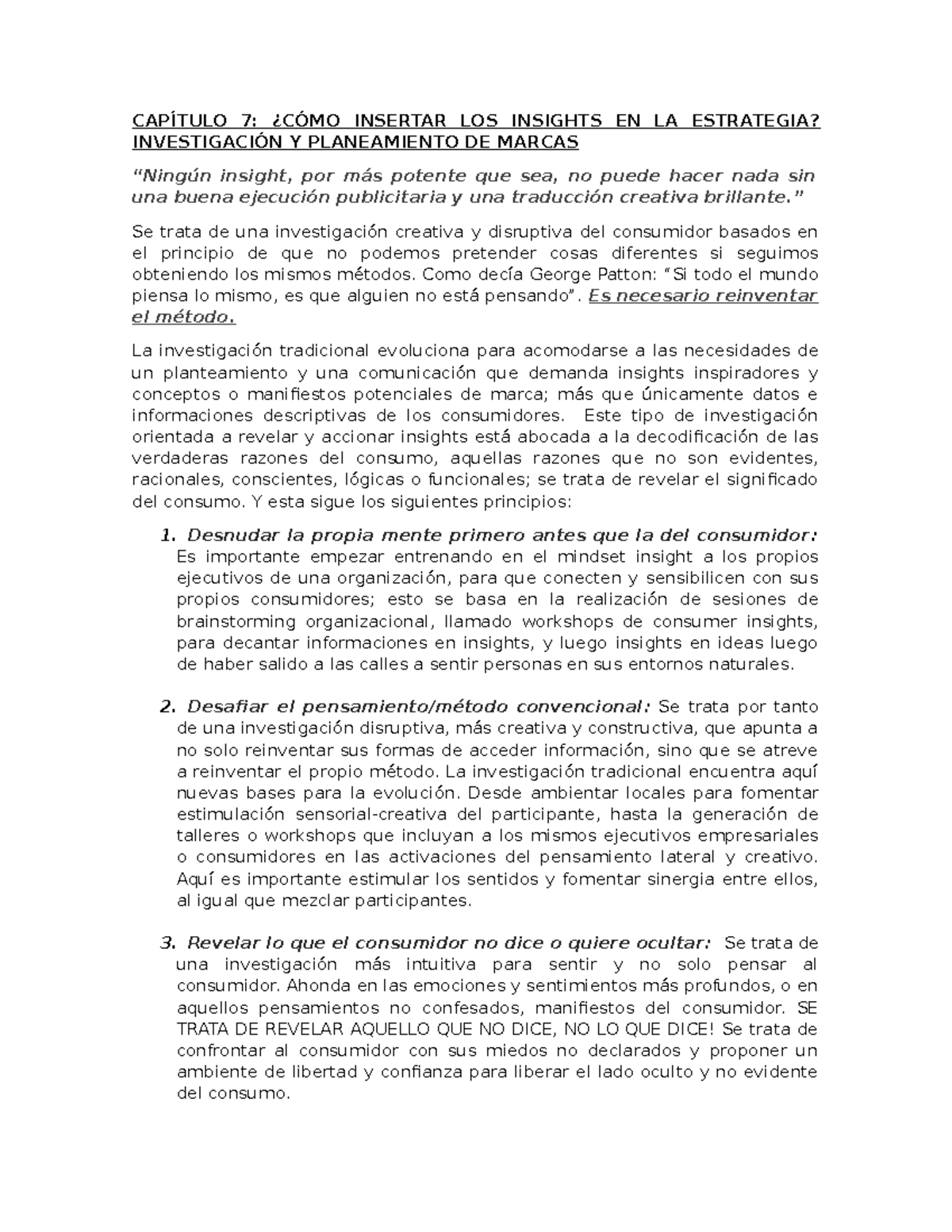 Capítulo 7 - Desnudando LA Mente DEL Consumidor - CAPÍTULO 7: ¿CÓMO ...