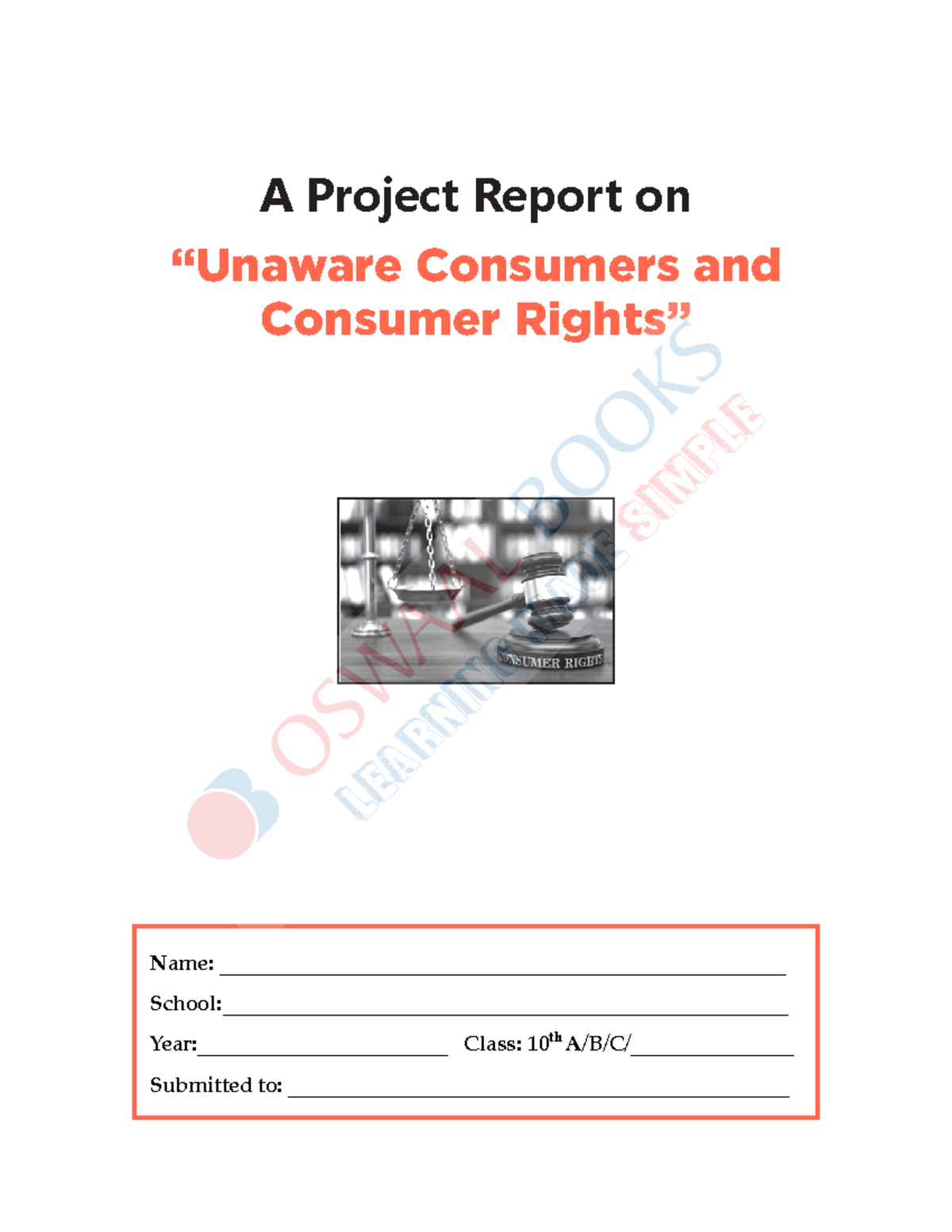 177Oswaal CBSE Project Report Social Science Class 10 - A Project ...