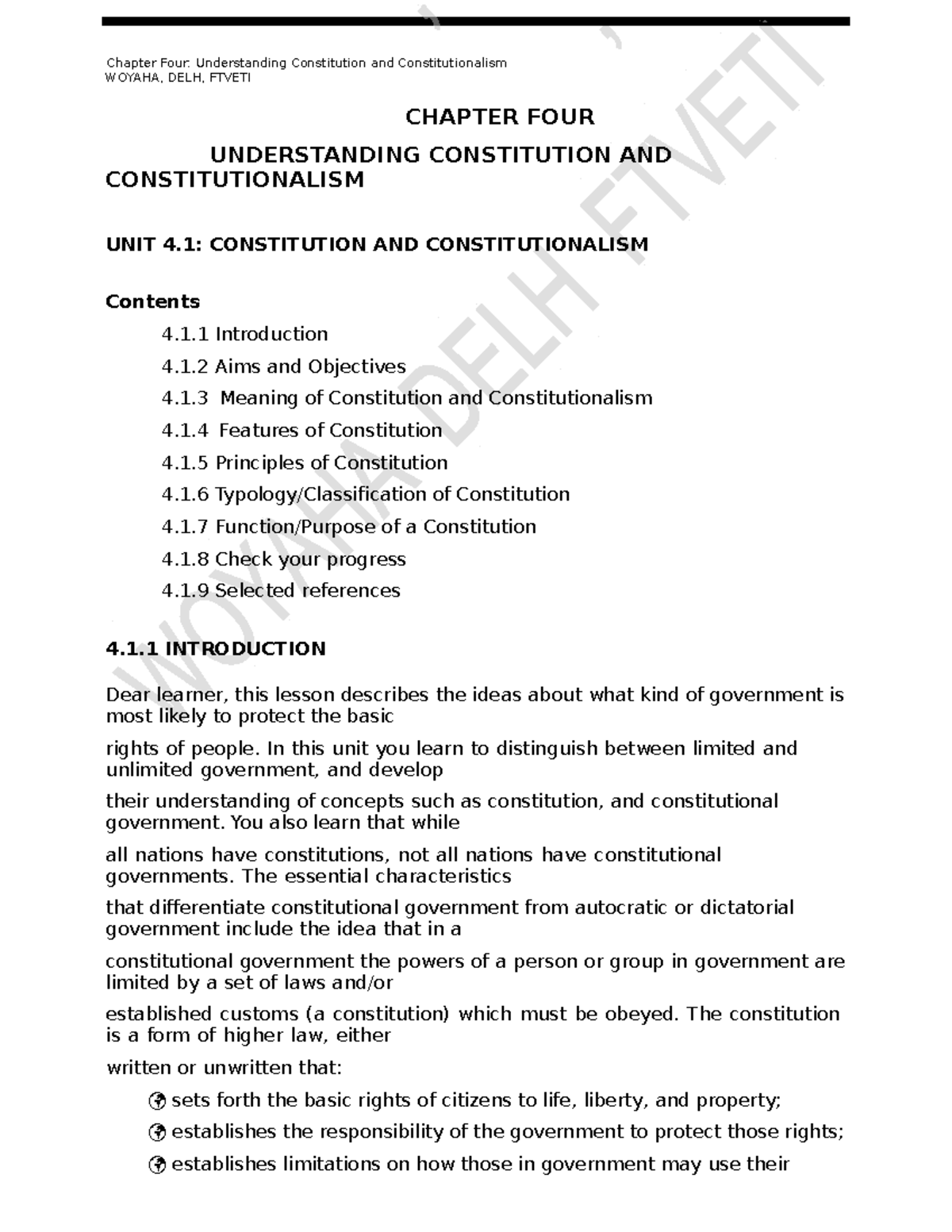 4 - english - WOYAHA, DELH, FTVETIChapter Four: Understanding ...