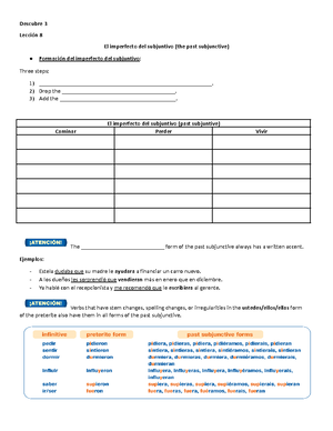 Descubre 3 6 Repaso 2020 - Descubre 3 Capítulo 6 - La naturaleza Guía ...