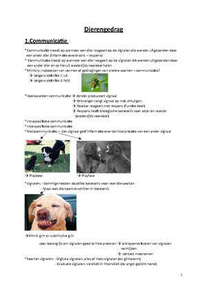 Methodologie v gedragsonderzoek (Dierenzorg) - 1. Methodologie van ...