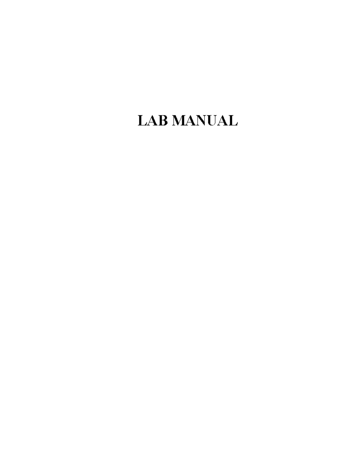 Lab manual cloud computing - LAB MANUAL List of Experiments S. Name of Experiment By RGPV Page ...