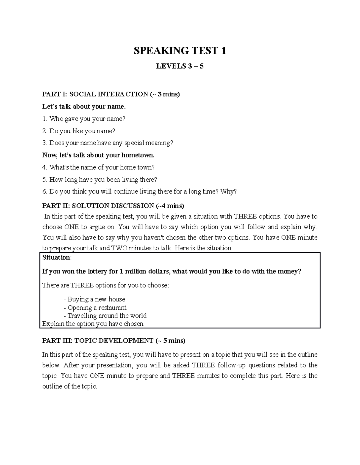 Speaking TEST B c 3 n T p Ti ng Anh SPEAKING TEST 1 LEVELS 3 5 speaking-test-b-c-3-n-t-p-ti-ng-anh-speaking-test-1-levels-3-5