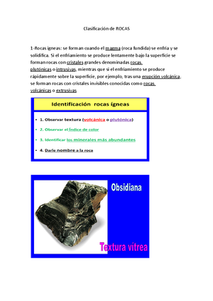 Rocas ígneas - Importante - ROCAS ÍGNEAS DUNITA Índice de color alto ...