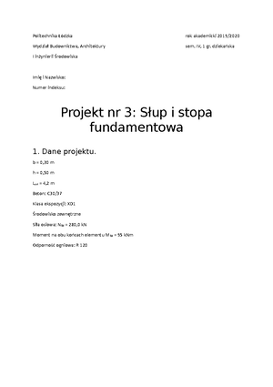 Tablice Winklera 4 przęsła - Cztery przęsła. Obciążenie – równomiernie ...