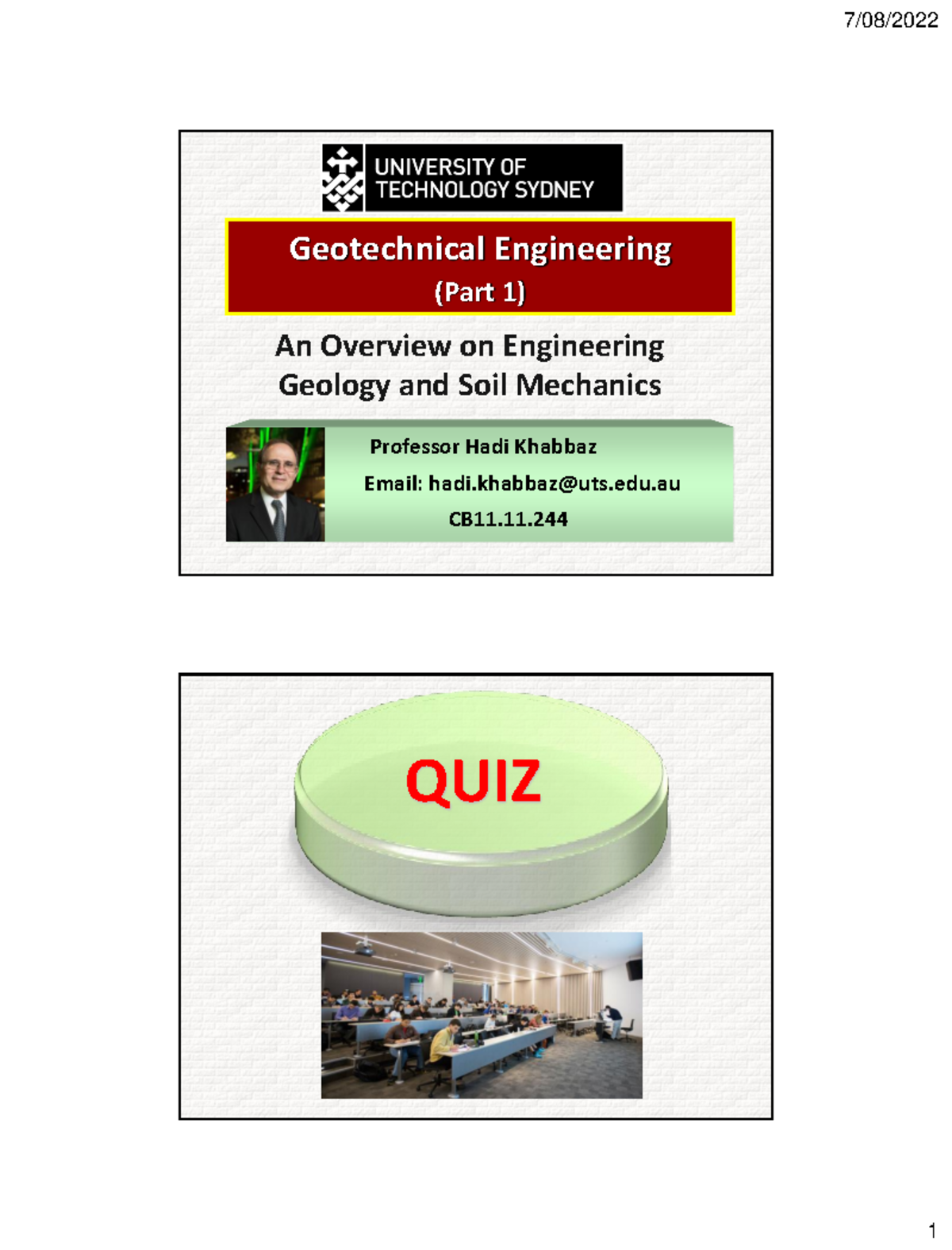 1-Soil Mechanics Revision- 22s - An Overview on Engineering Geology and Soil Mechanics ...