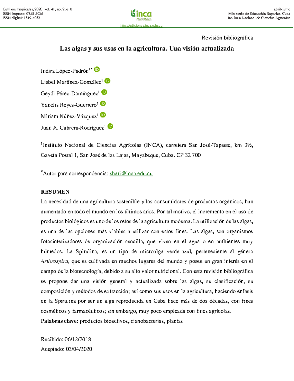 Importancia y aplicación de las microalgas en la agricultura - Cultivos ...