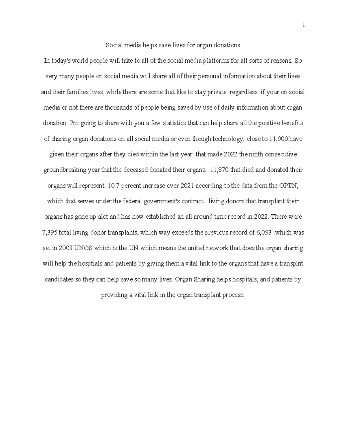 Writing Center Style APA 7th Edition Template Without Abstract - Social ...