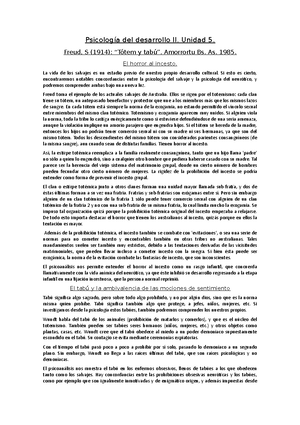 Psicología del Desarrollo II - UADER - Studocu