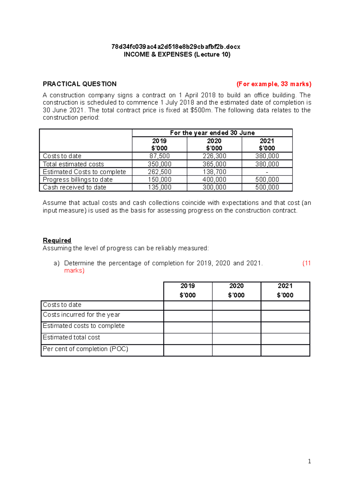 AYB200-2021-1 L10 Tutorial Questions - 78d34fc039ac4a2d518e8b29cbafbf2b INCOME & EXPENSES - Studocu
