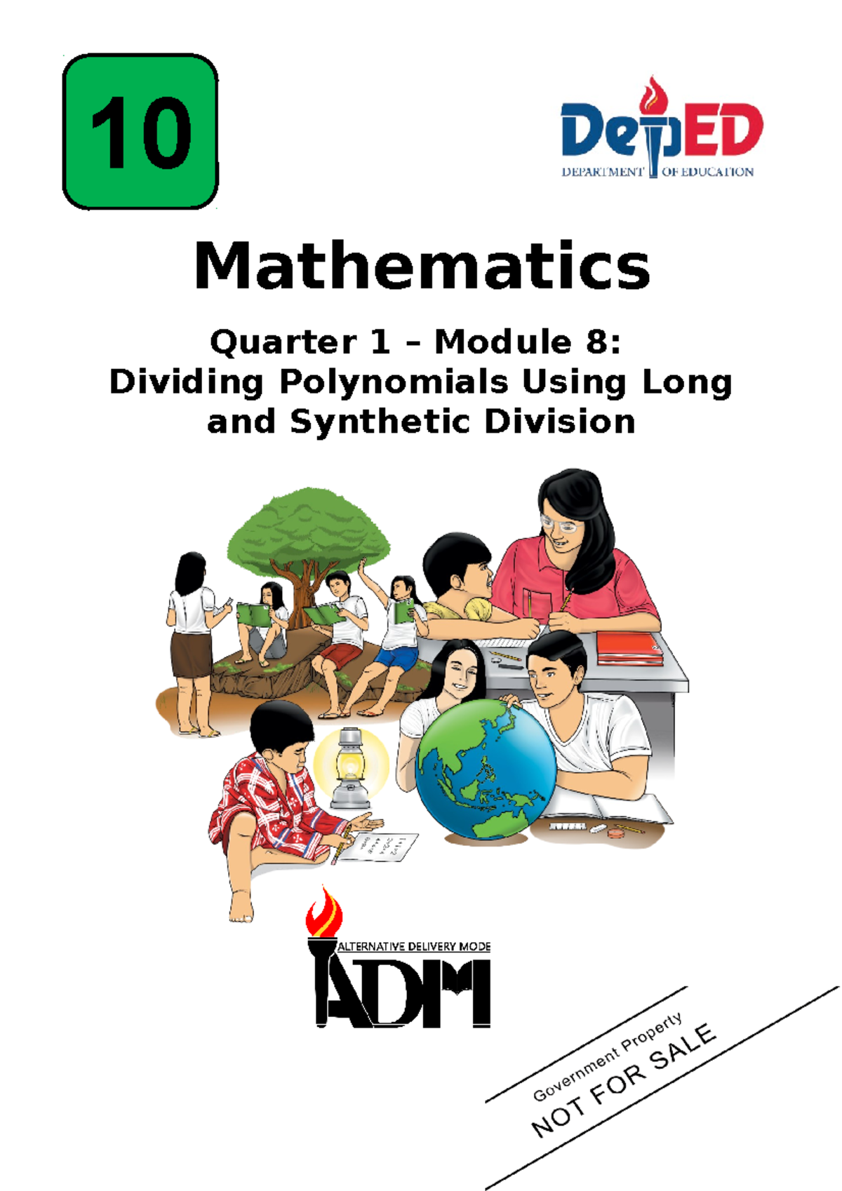 Math10 q1 m8 Long and synthetic Division - Mathematics Quarter 1 ...