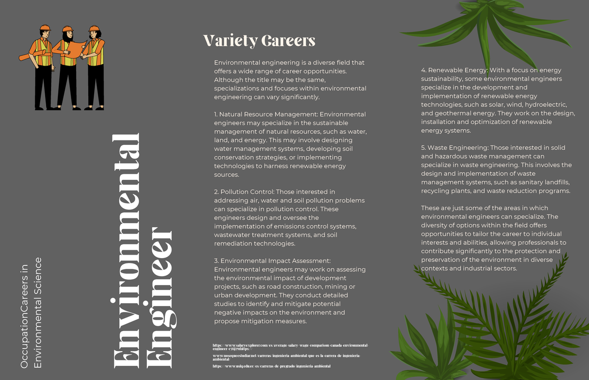 Assignment Careers in Environmental Science - Environmental engineering ...