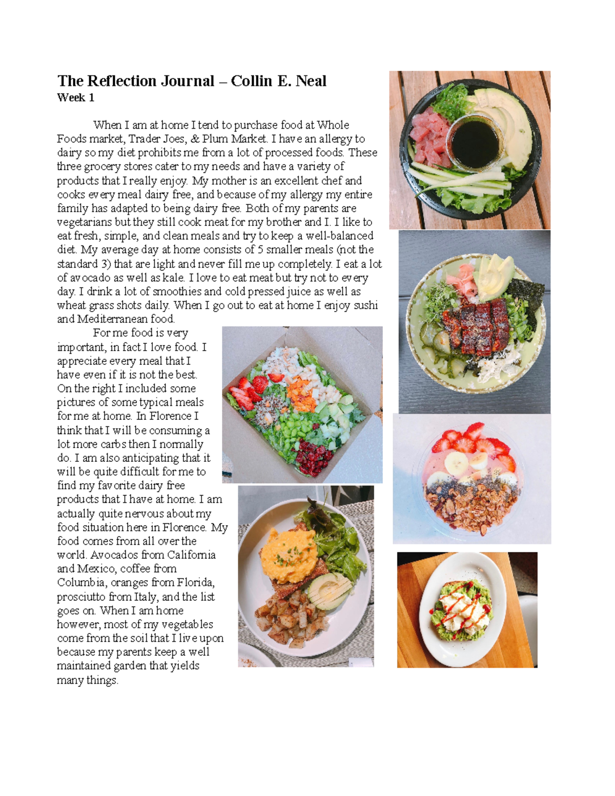 Bus of Food - Reflection Journal S2020 - The Reflection Journal ...