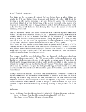 PHA1500 Short Answer Assignment Module 05 -, PHA1500 Structure and ...