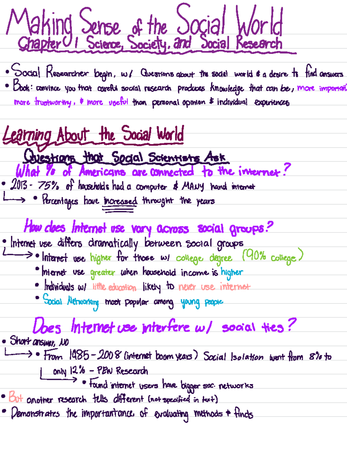 Making Sense of the Social World - Making Sense of the Social World ...