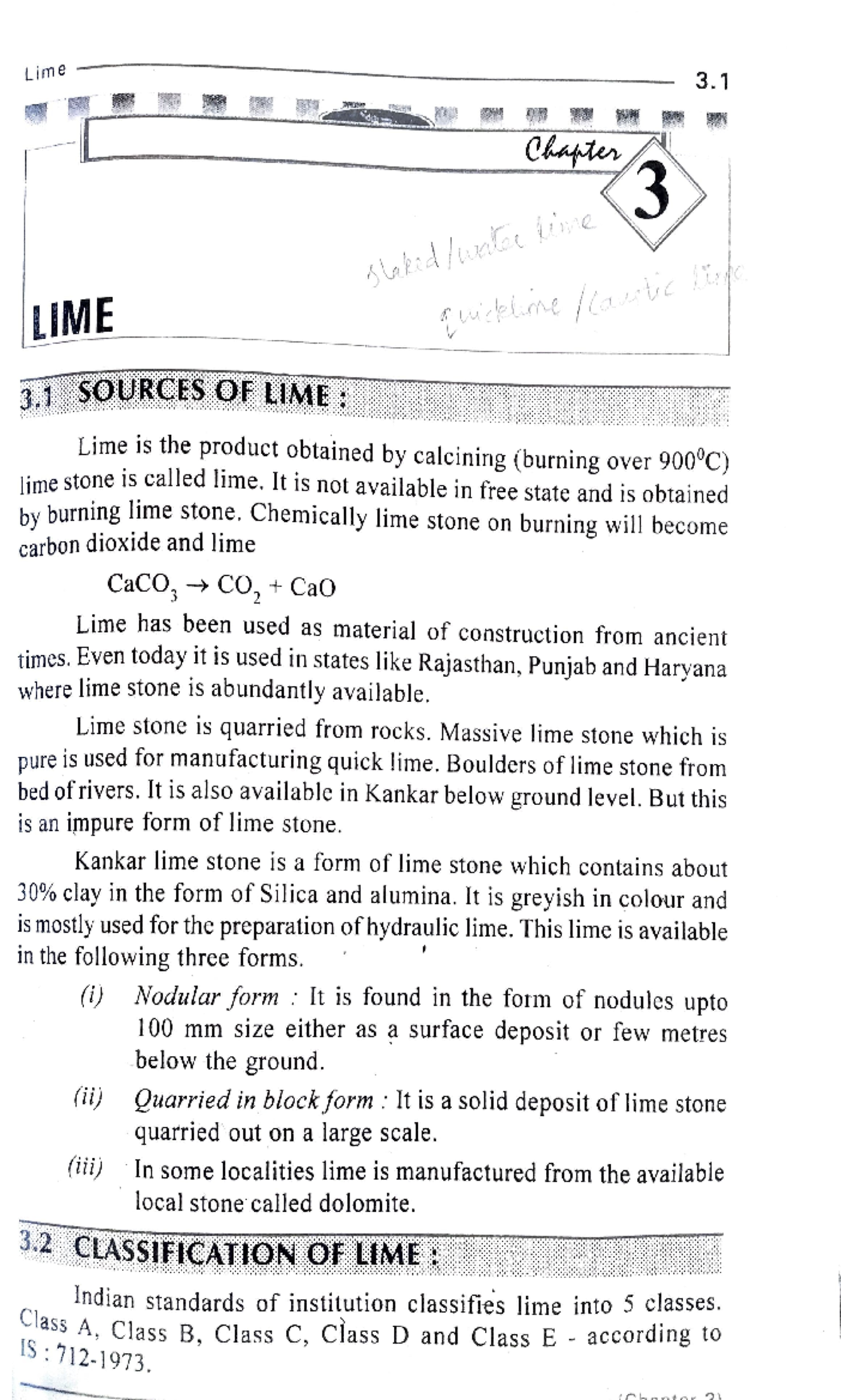 LIME - construction material engineering - Lime 3 LIME ueelurme /(auve ...