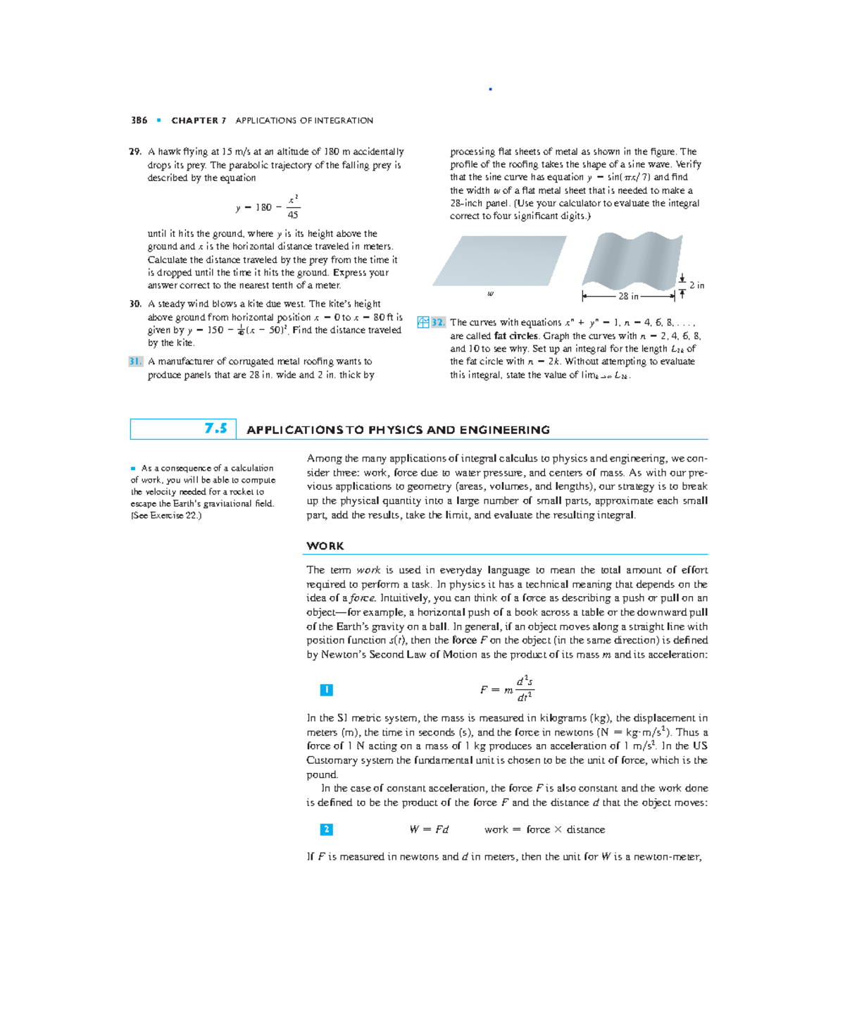 Math work ch - math work - A hawk flying at at an altitude of 180 m ...