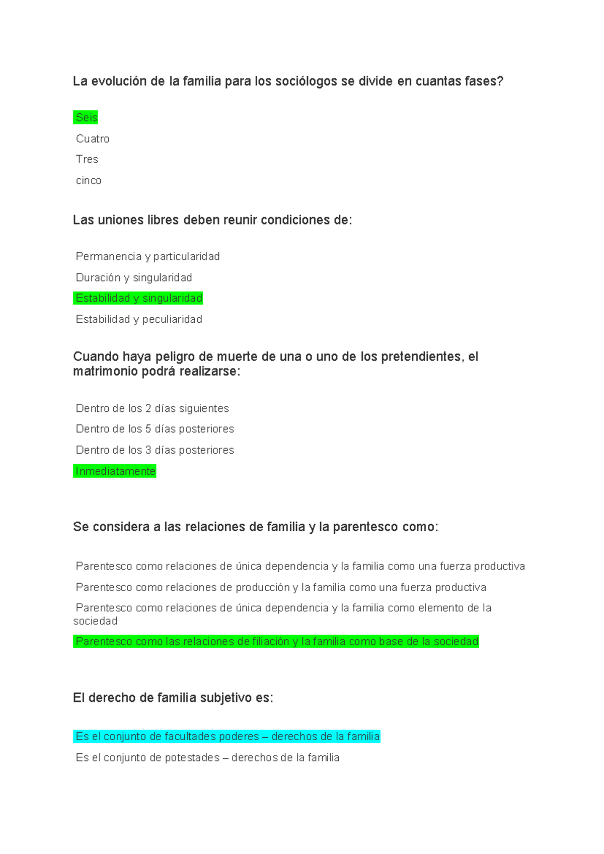 Examen familia - NOTAS - La evolución de la familia para los sociólogos ...