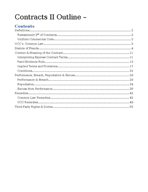 Contracts II-Week-4-Lesson-13-ch-7-8 - Contracts II LAW-550-Week 4 ...
