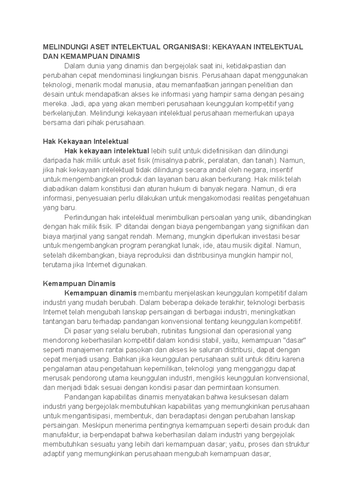 Resume WEEK 2 LO 7 - bkjhg - MELINDUNGI ASET INTELEKTUAL ORGANISASI ...