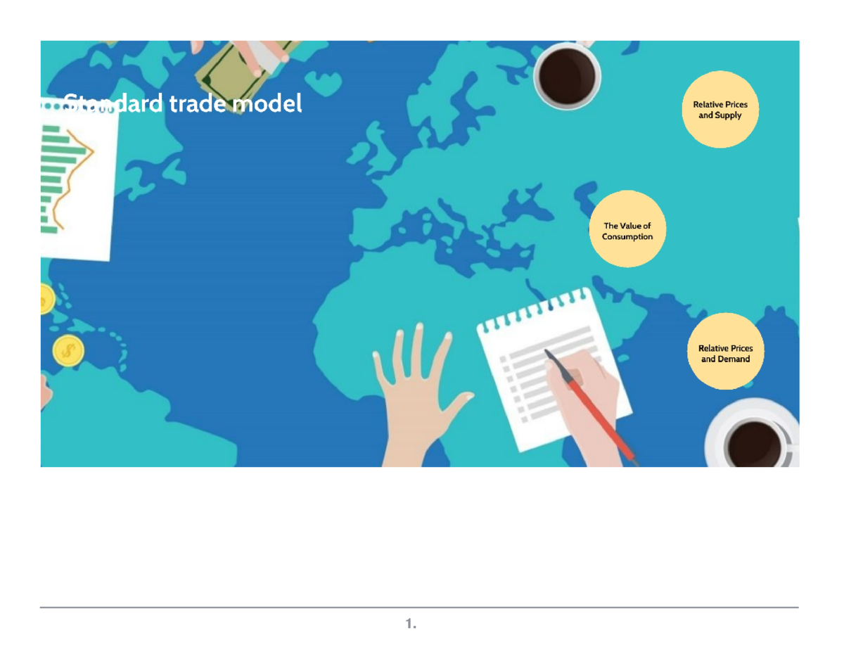 Part 3- standard trade model - International economics - PoliMi - Studocu
