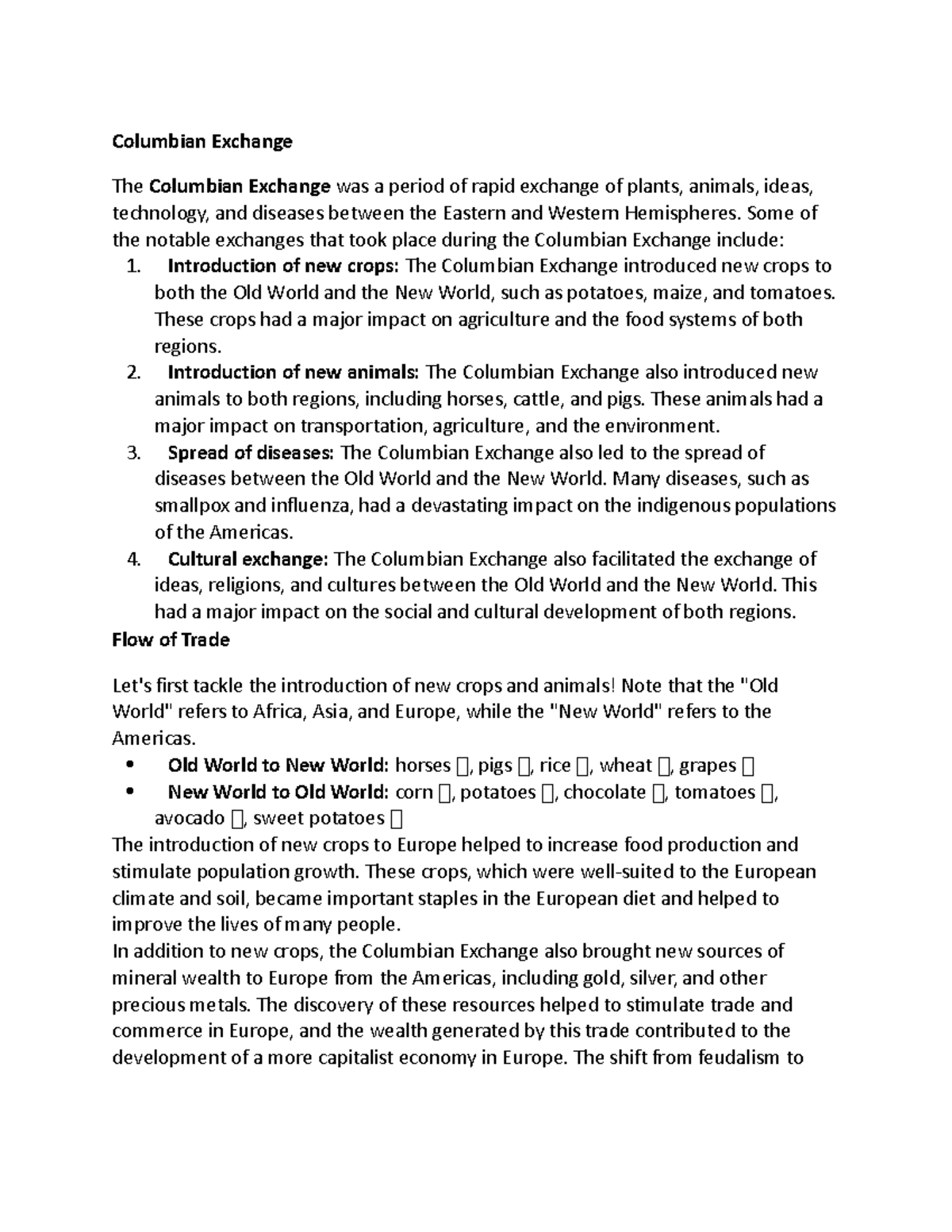 1.4 Columbian Exchange, Spanish Exploration, and Conquest - Columbian ...