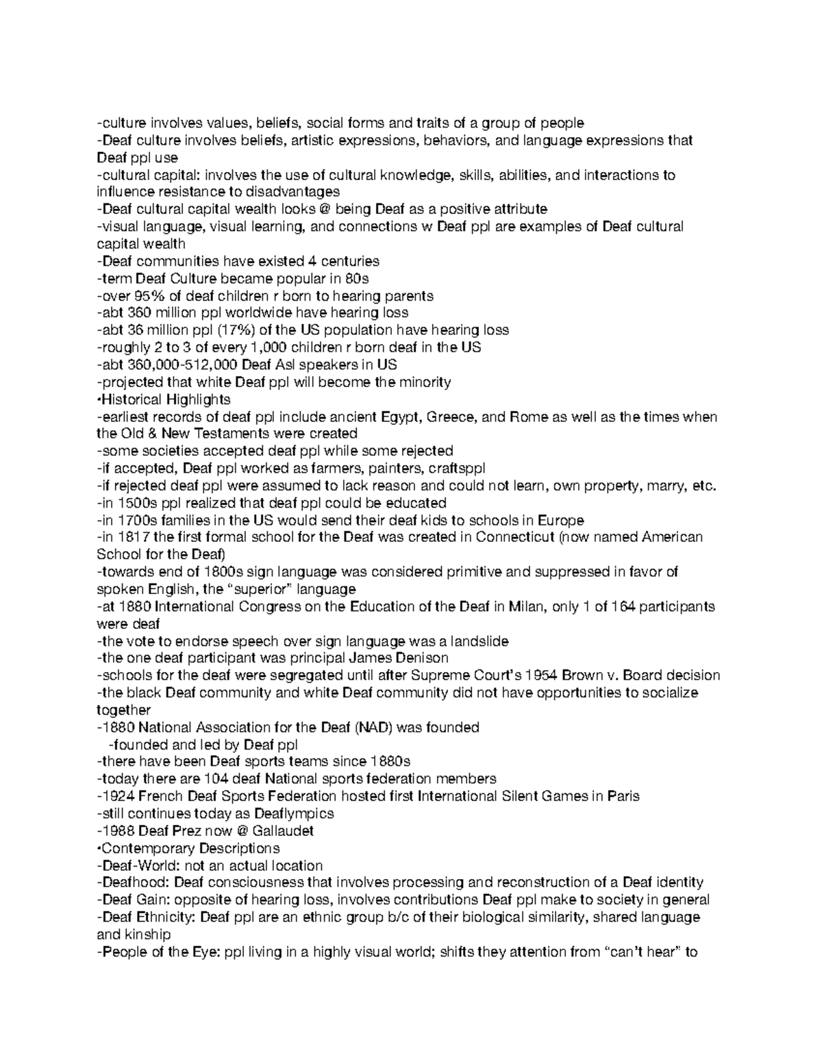 Deaf Culture Notes culture Involves Values Beliefs Social Forms And deaf-culture-notes-culture-involves-values-beliefs-social-forms-and