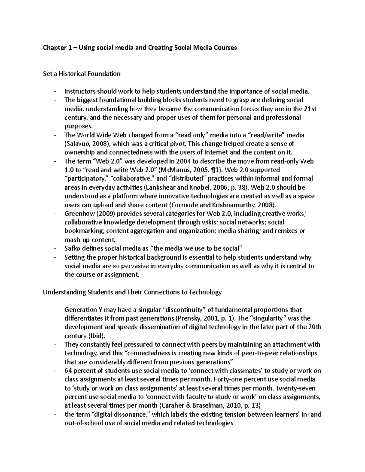 Notes from pedagogy - Chapter 1 – Using social media and Creating ...