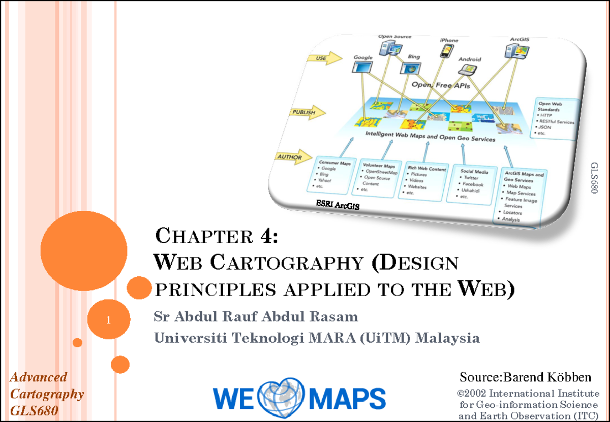 Chapter 4a - Web Cartography - CHAPTER 4: WEB CARTOGRAPHY (DESIGN ...