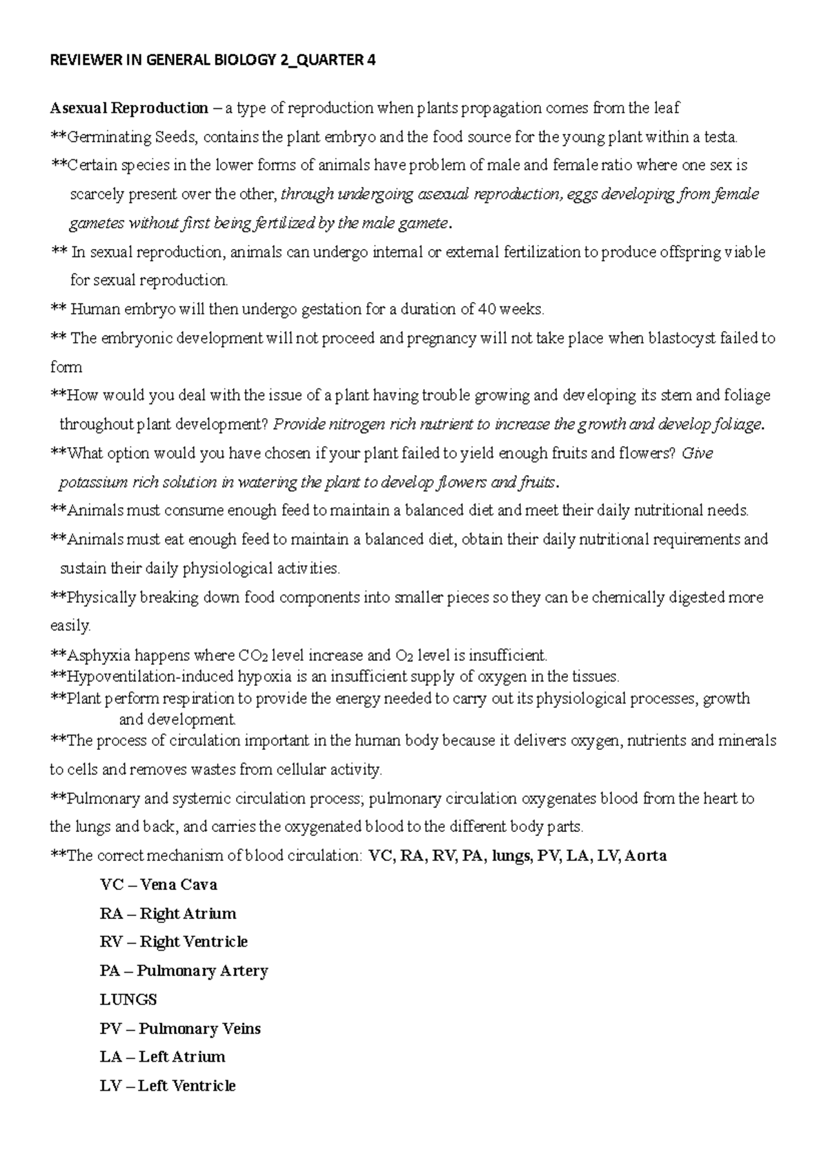 Points-to-review-Q4 2 - REVIEWER IN GENERAL BIOLOGY 2_QUARTER 4 Asexual ...