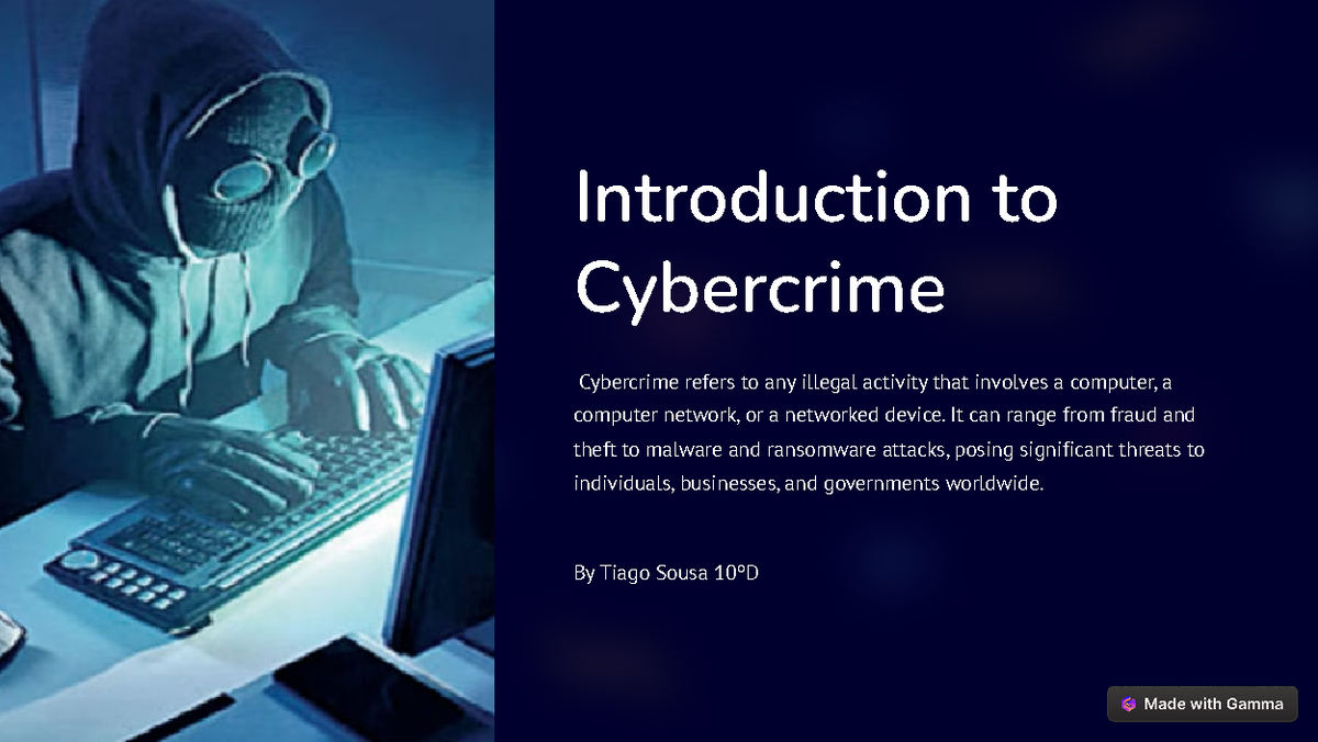 Introduction-to-Cybercrime - Introduction to Cybercrime Cybercrime ...