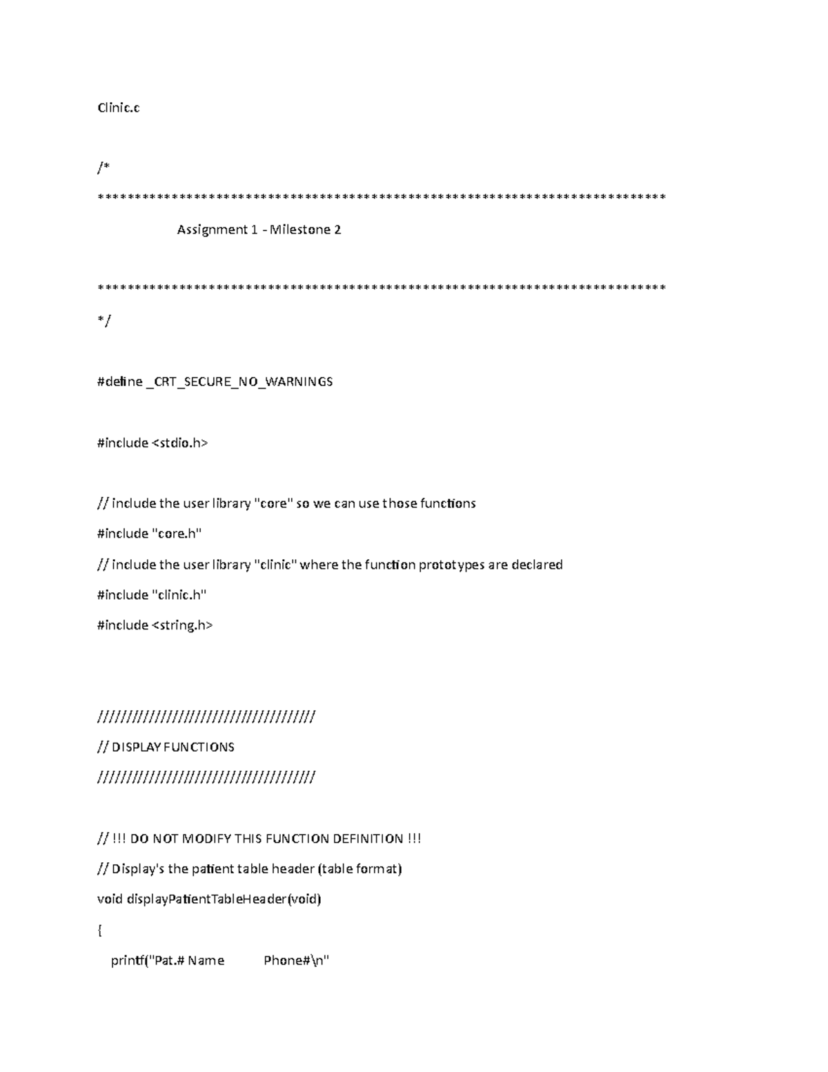 Ms2 Clinic c ipc144 - Clinic /* - Studocu
