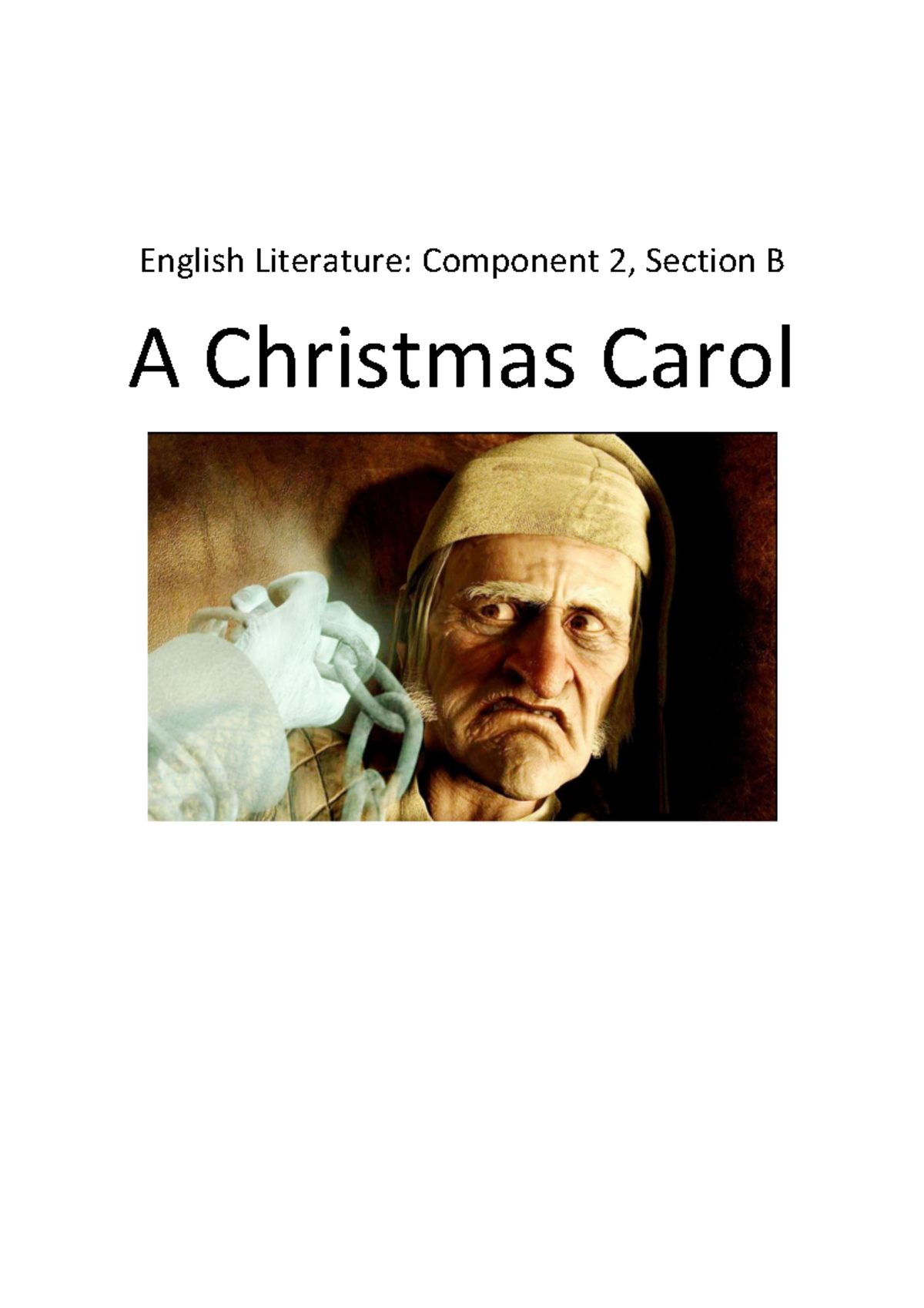 AQA GCSE English Literature- A Christmas Carol- Fully study notes ...