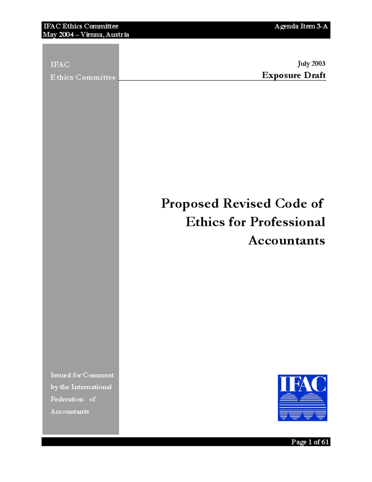 Inbound 2832193541656834820 - May 2004 – Vienna, Austria IFAC Ethics ...