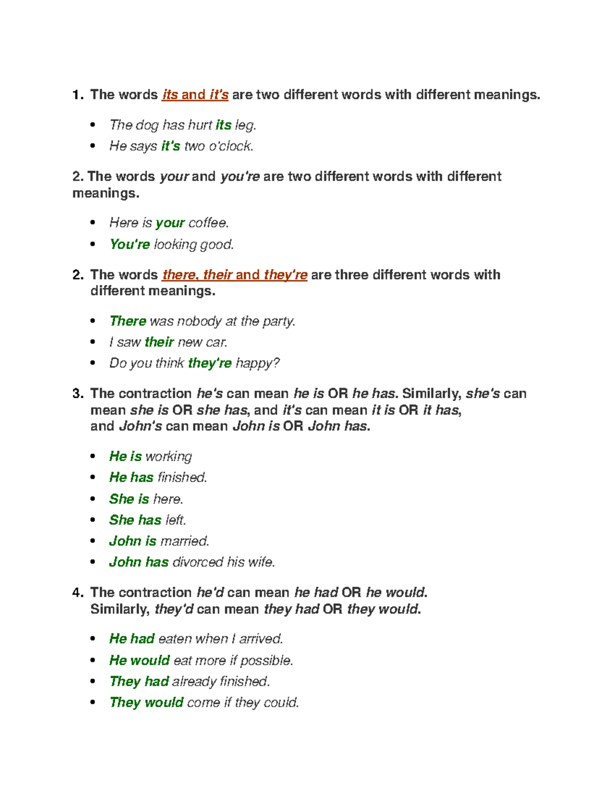 Grammar Rules 2 1 The Words Its And It s Are Two Different Words grammar-rules-2-1-the-words-its-and-it-s-are-two-different-words