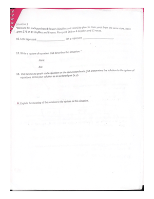 Directions - Algebra practice problems. Quiz Prep. - MATH 1310 - Studocu