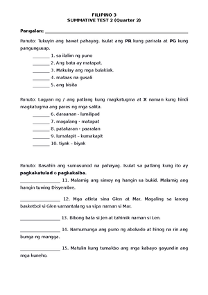 ESP9 Q2 Module 1 - Edukasyon sa Pagpapakatao Ikalawang Markahan ...