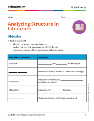 9. Guided Notes- Analyzing Mood and Voice in Poetry - ©Edmentum ...
