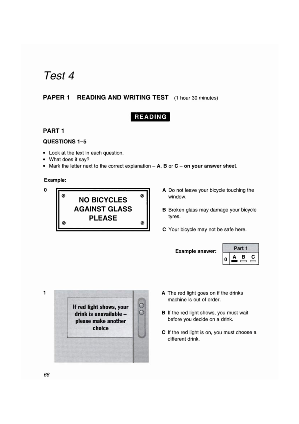Pet 53 - examen practica b1 - PET Book 4 Test 4 - Writing (2020 edit ...
