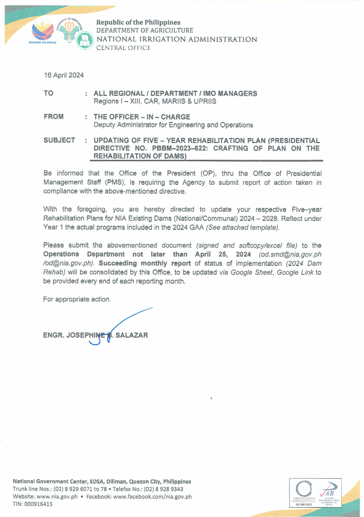 April-16-MEMO - Civil Engineering - Studocu