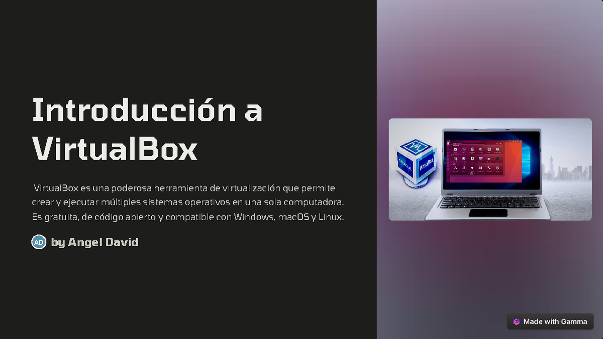 Introduccion-a-Virtual Box - Introducción a VirtualBox VirtualBox es una poderosa herramienta de ...